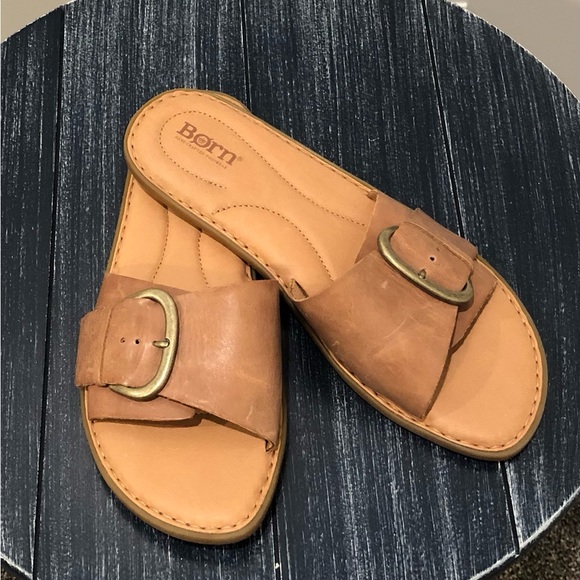 Born | Shoes | Born Leather Slides | Poshmark